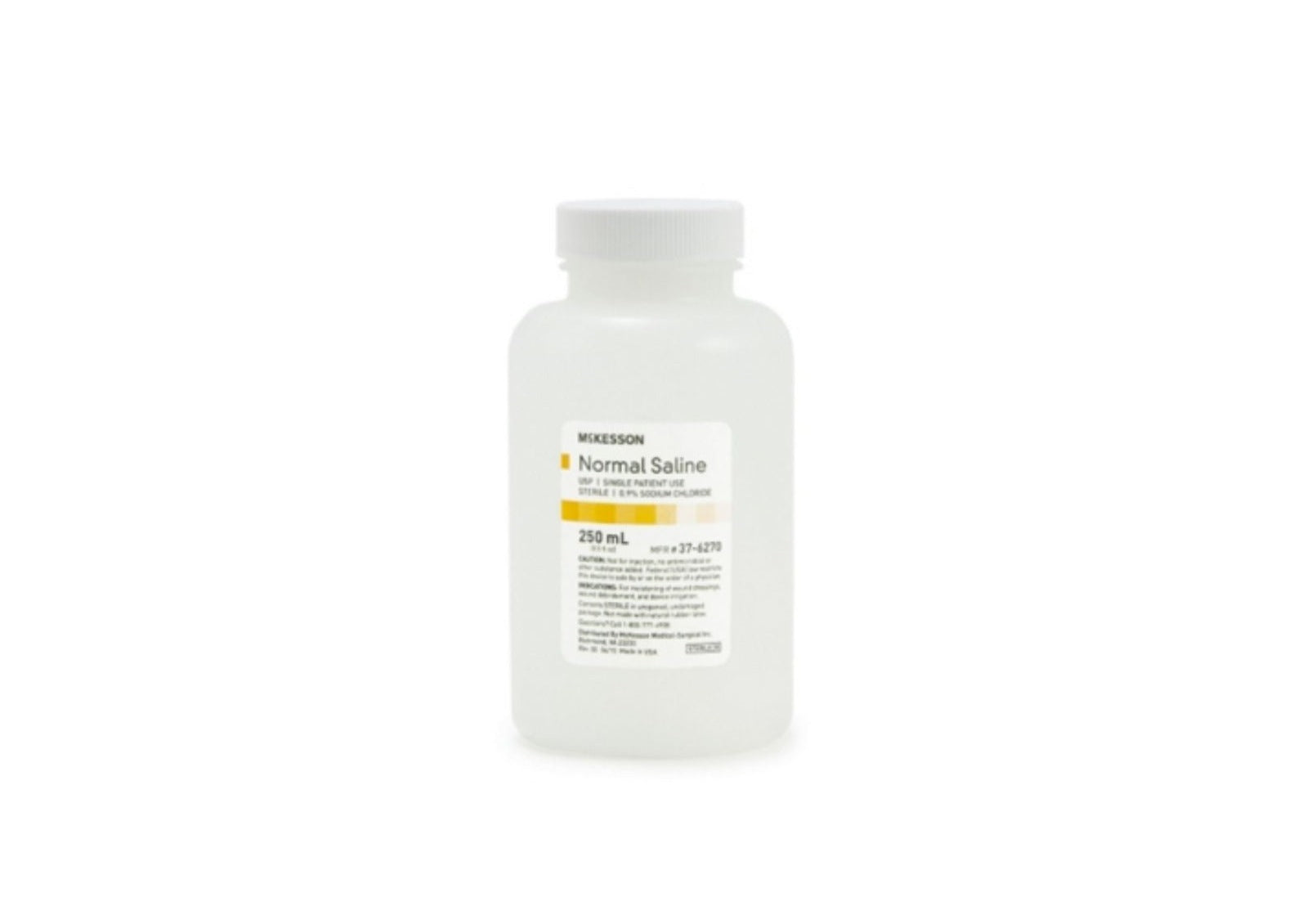 Normal Saline x Irrigation, 250ml Screw Top Bottle 24/CS – Beachwood ...